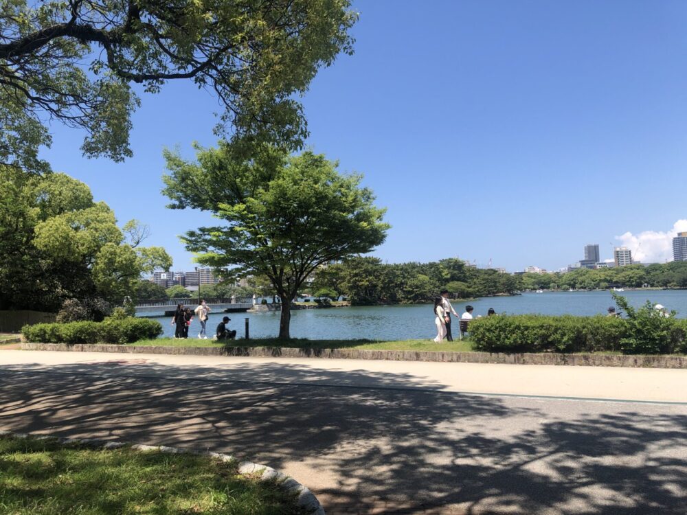 I went jogging at Ohori Park for my health. – Explore Fukuoka