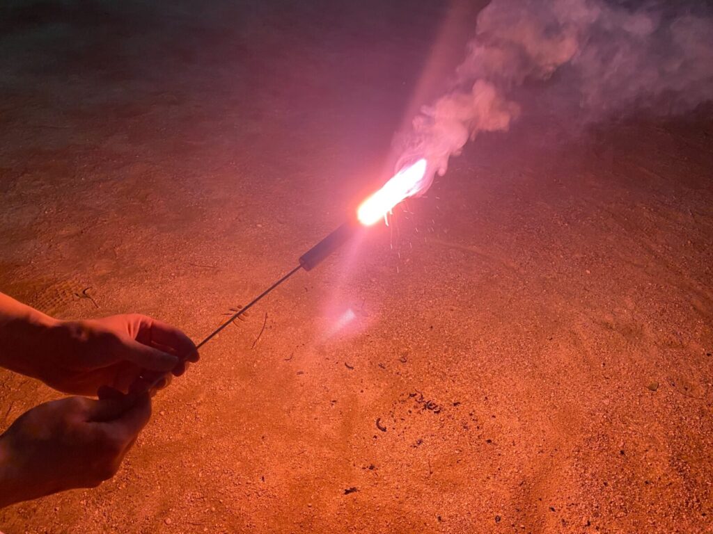 Enjoyed Handheld Fireworks from Tsutsui Tokimasa Fireworks Toy Factory ...